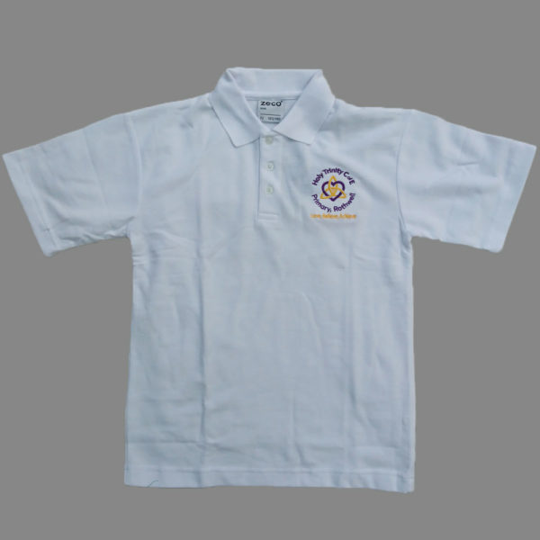 Holy Trinity CE White Polo Shirt - Graham Briggs School Outfitters