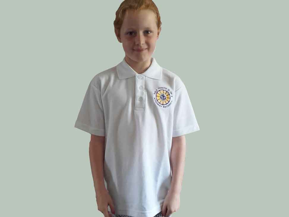 Holy Trinity CE Gold Polo Shirt - Graham Briggs School Outfitters