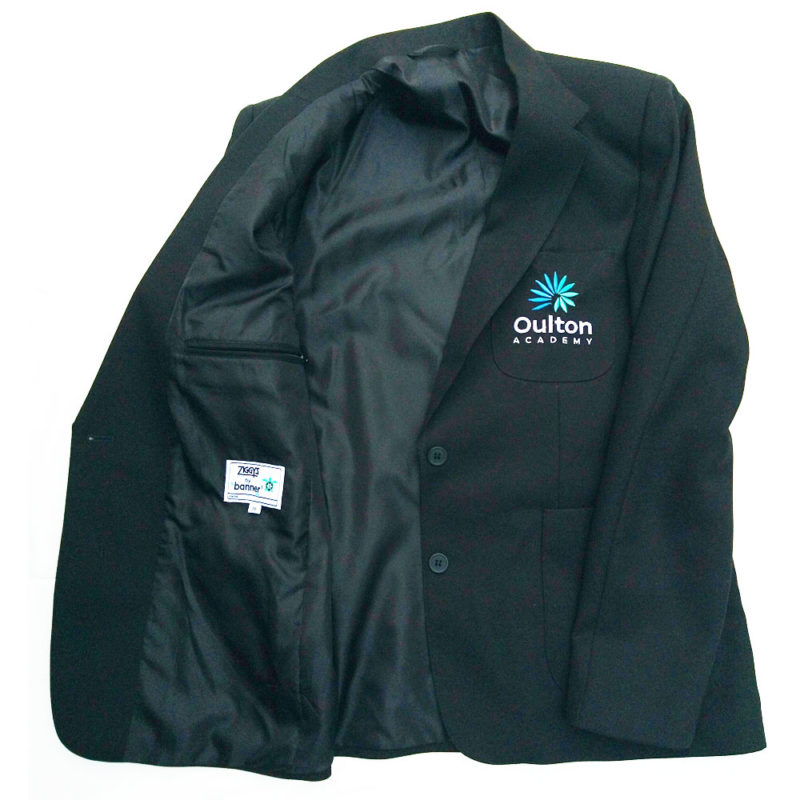Oulton Academy Girls Black Blazer - Graham Briggs School Outfitters